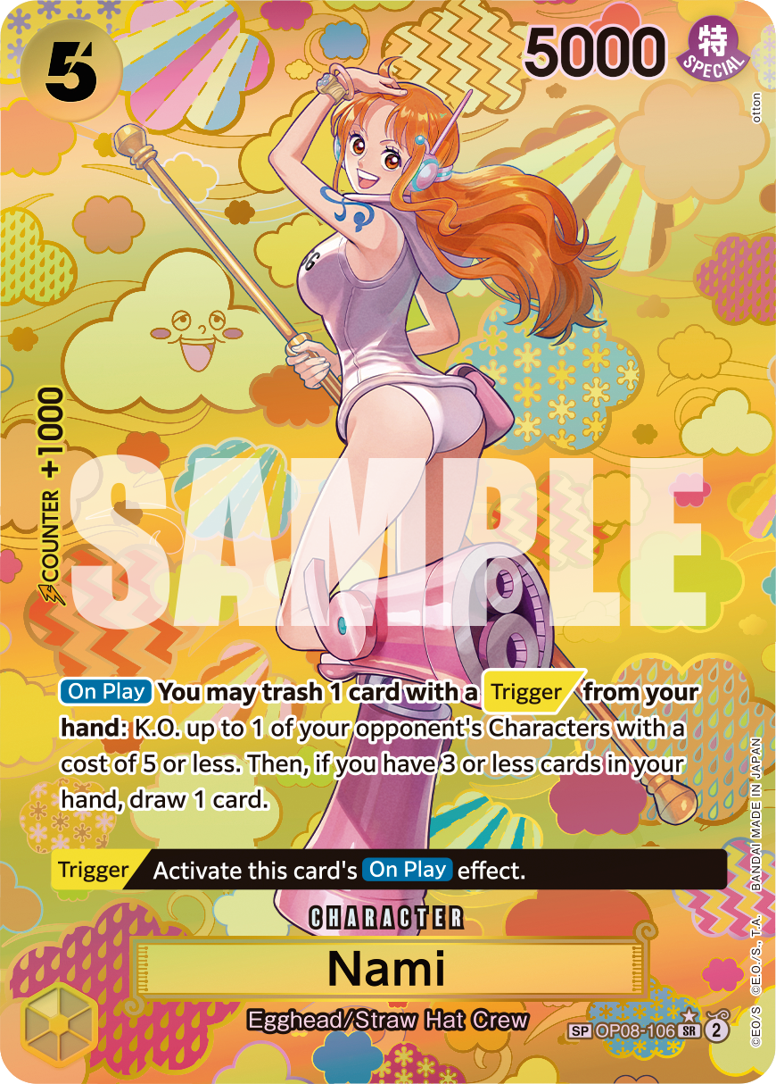 Nami OP08-106 - Emperors in the New World - SP Alternate Art Super Rare - Shady Bloom