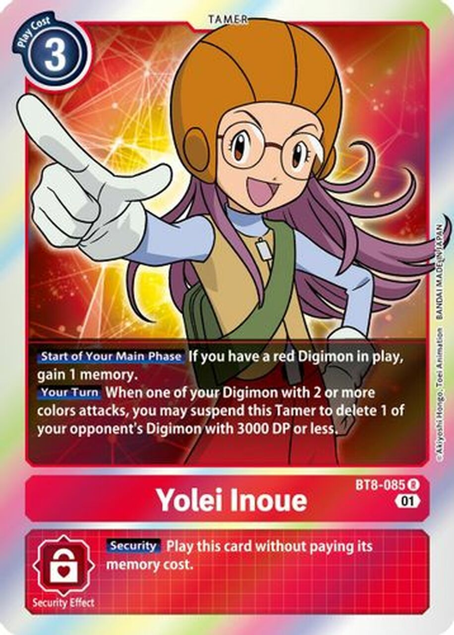 Yolei Inoue BT8-085 - New Awakening - Rare - Shady Bloom