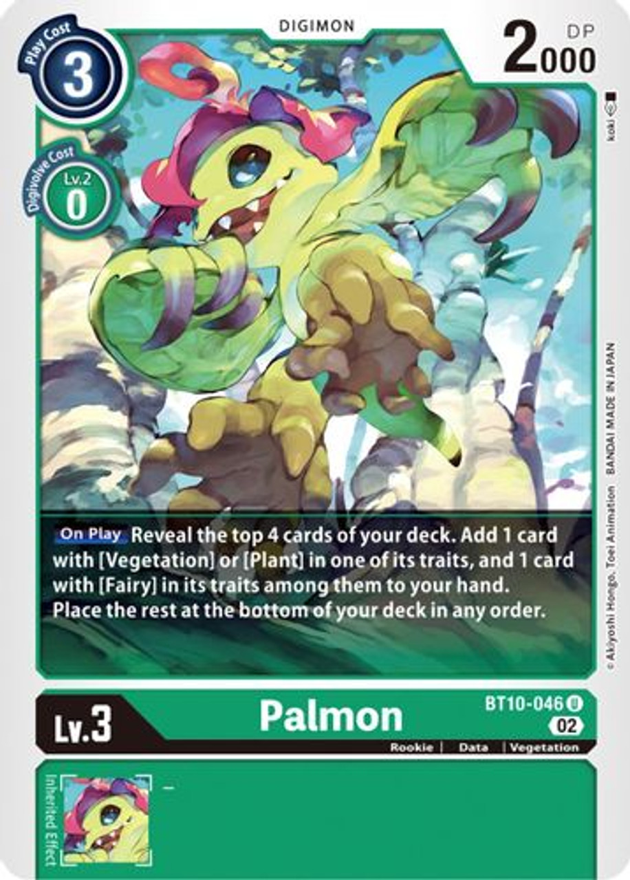 Palmon BT10-046 - Xros Encounter - Uncommon - Shady Bloom
