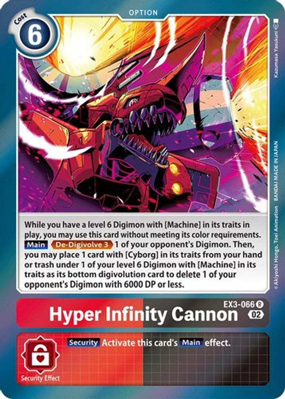 Hyper Infinity Cannon EX3-066 - Draconic Roar - Rare - Shady Bloom