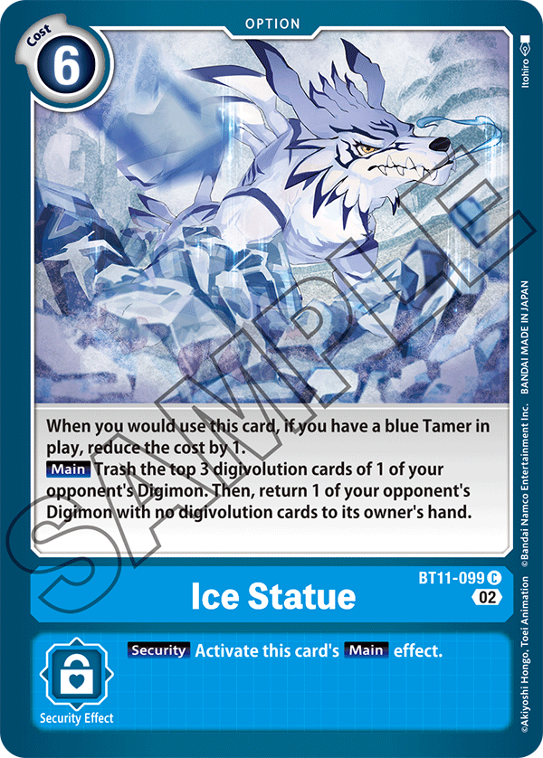 Ice Statue BT11-099 - Dimensional Phase - Common - Shady Bloom