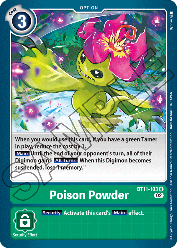 Poison Powder BT11-103 - Dimensional Phase - Foil Uncommon - Shady Bloom