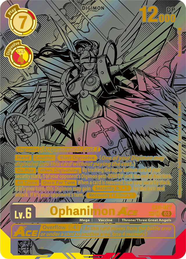 Ophanimon ACE EX06-027 - Infernal Ascension - SP Alternate Art Super Rare - Shady Bloom