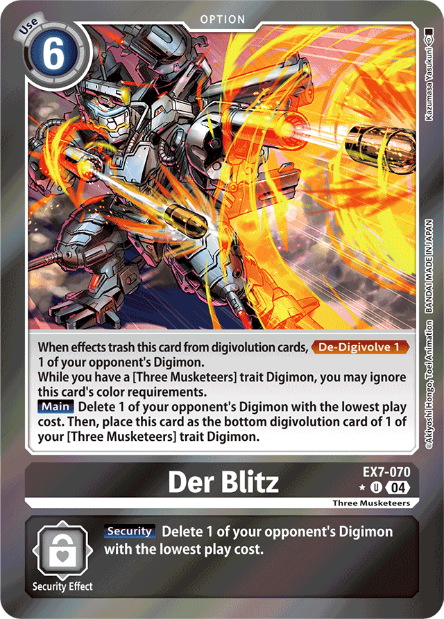 Der Blitz EX7-070 - Digimon Liberator - (Foil) Uncommon - Shady Bloom