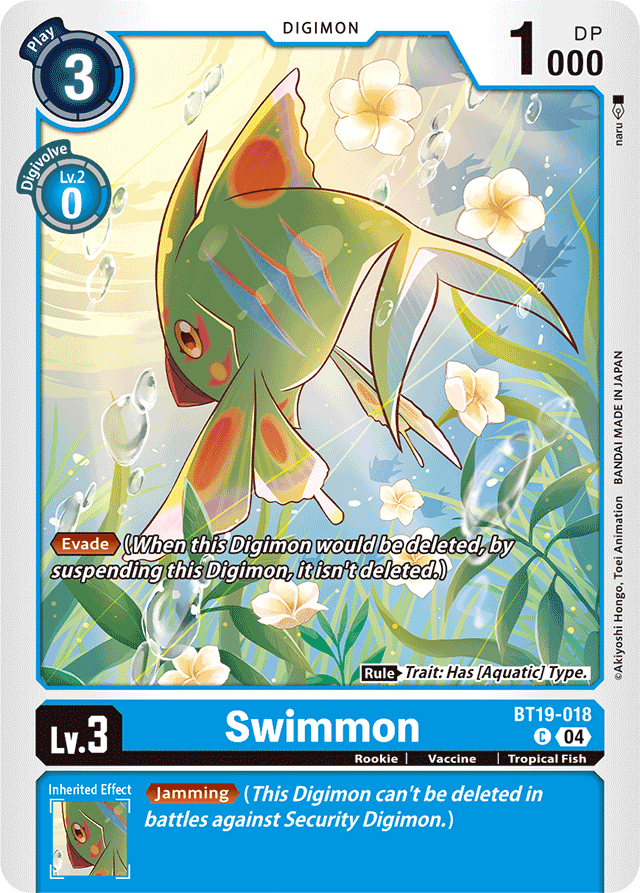 Swimmon BT19-018 - Special Booster Ver.2.0 - Common - Shady Bloom