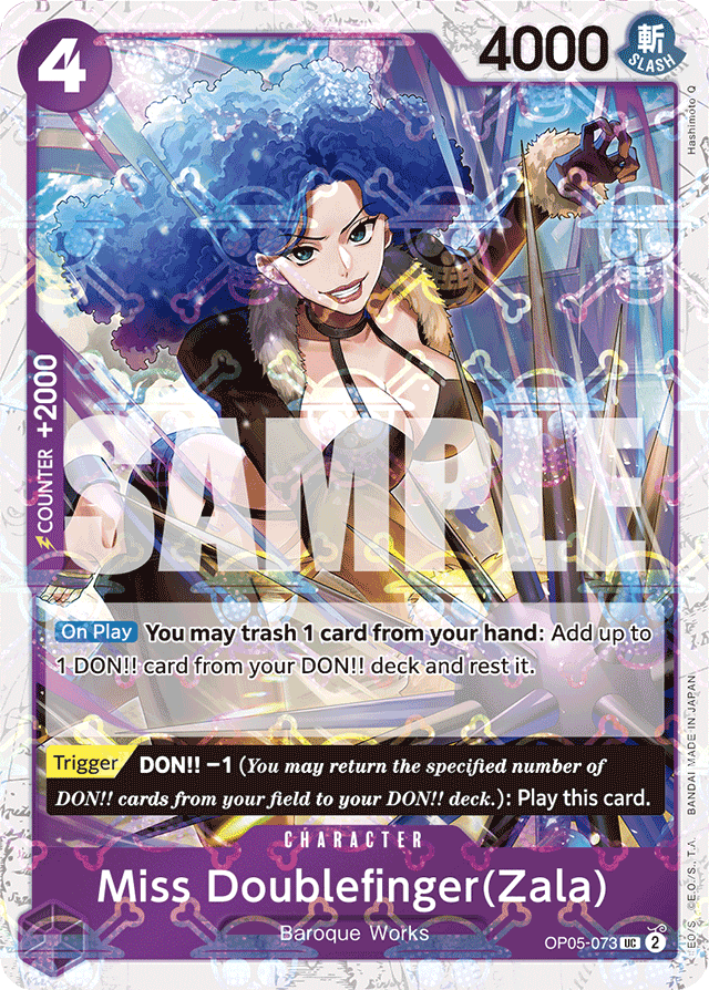 Miss Doublefinger(Zala) OP05-073 - One Piece Card The Best - Pirate ...