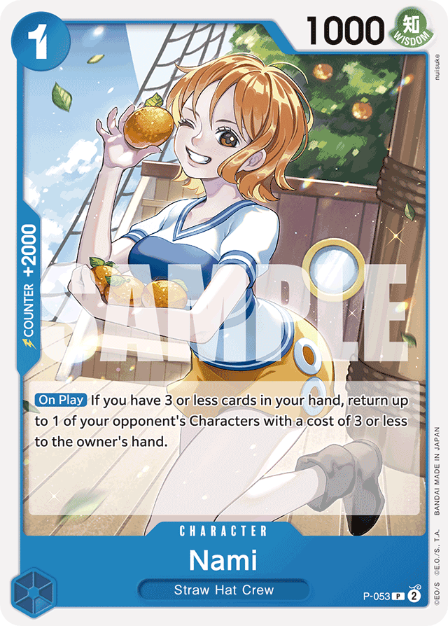Nami P-053 - One Piece Card The Best - Promo - Shady Bloom