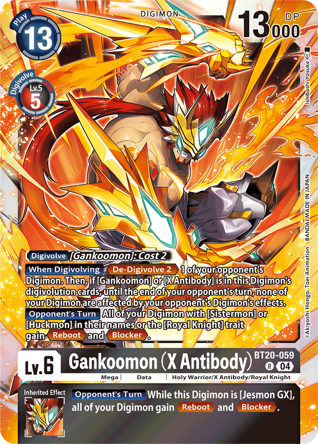 Gankoomon (X Antibody) BT20-059 - Special Booster Ver.2.5 - Rare - Shady Bloom
