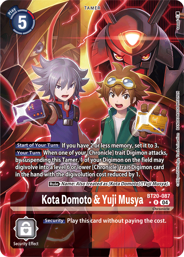 Kota Domoto & Yuji Musya BT20-087 - Special Booster Ver.2.5 - Alternate Art Rare - Shady Bloom