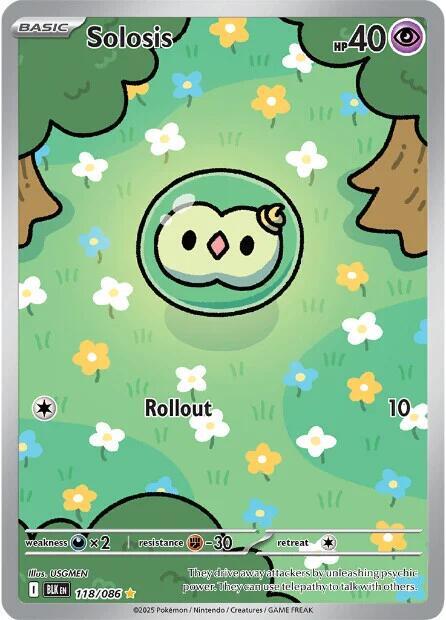 Solosis 118/86 - Black Bolt - Illustration Rare - Shady Bloom