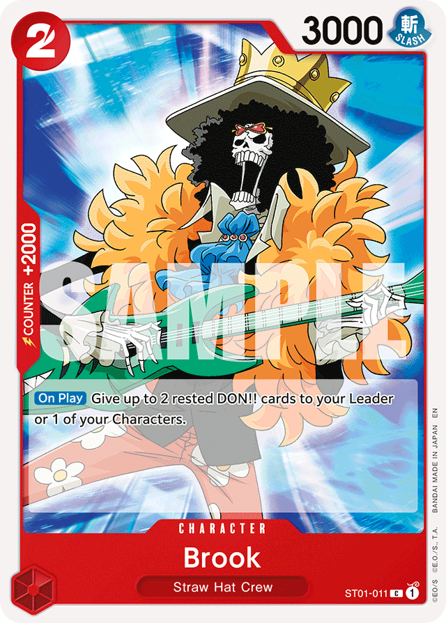 Brook ST01-011 - One Piece Card The Best Vol.2 - Common - Shady Bloom